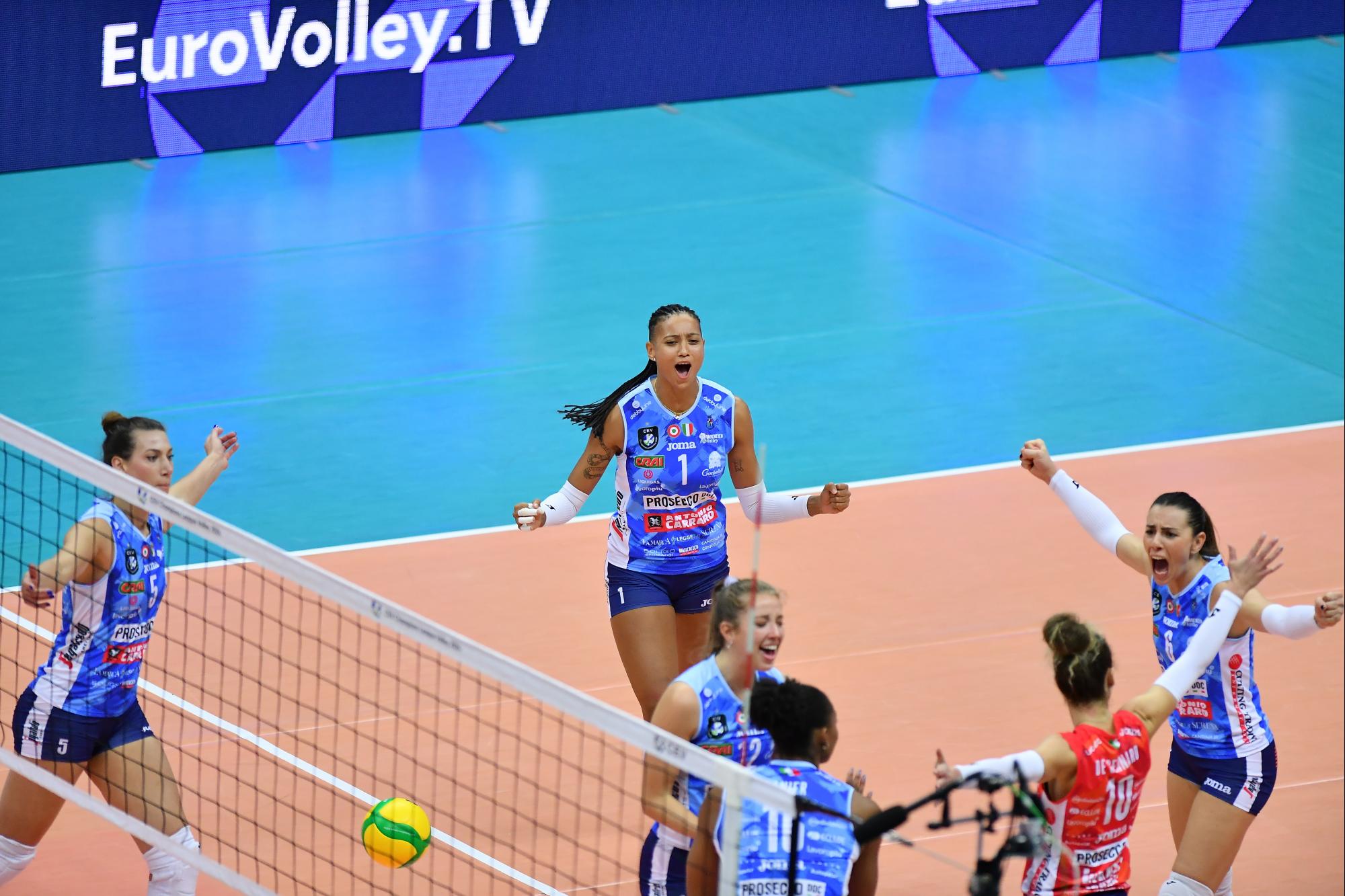 Coppe europee femminili: Conegliano e Chieri vincono 3-0 | Federvolley